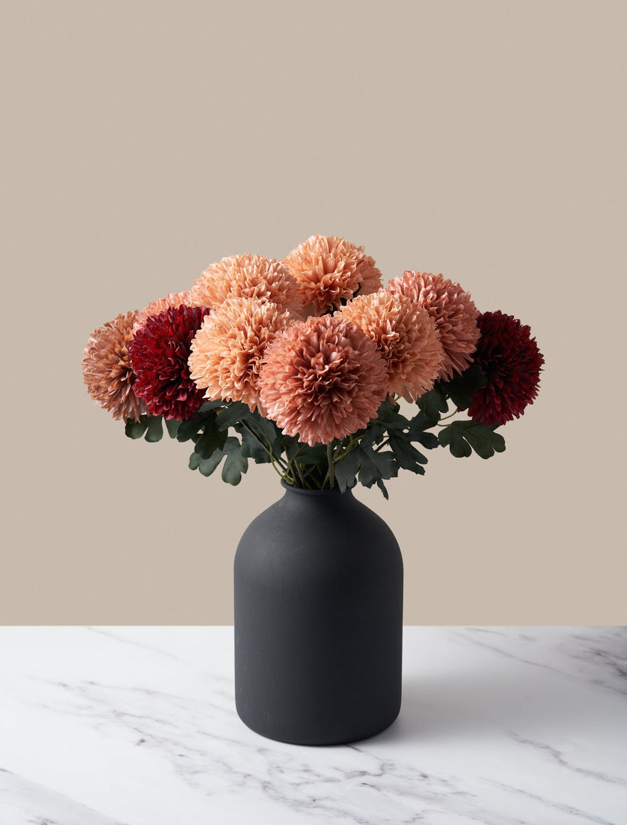 Large faux Kiku - Assorted Bouquet (10 Stems) – ColinDecor